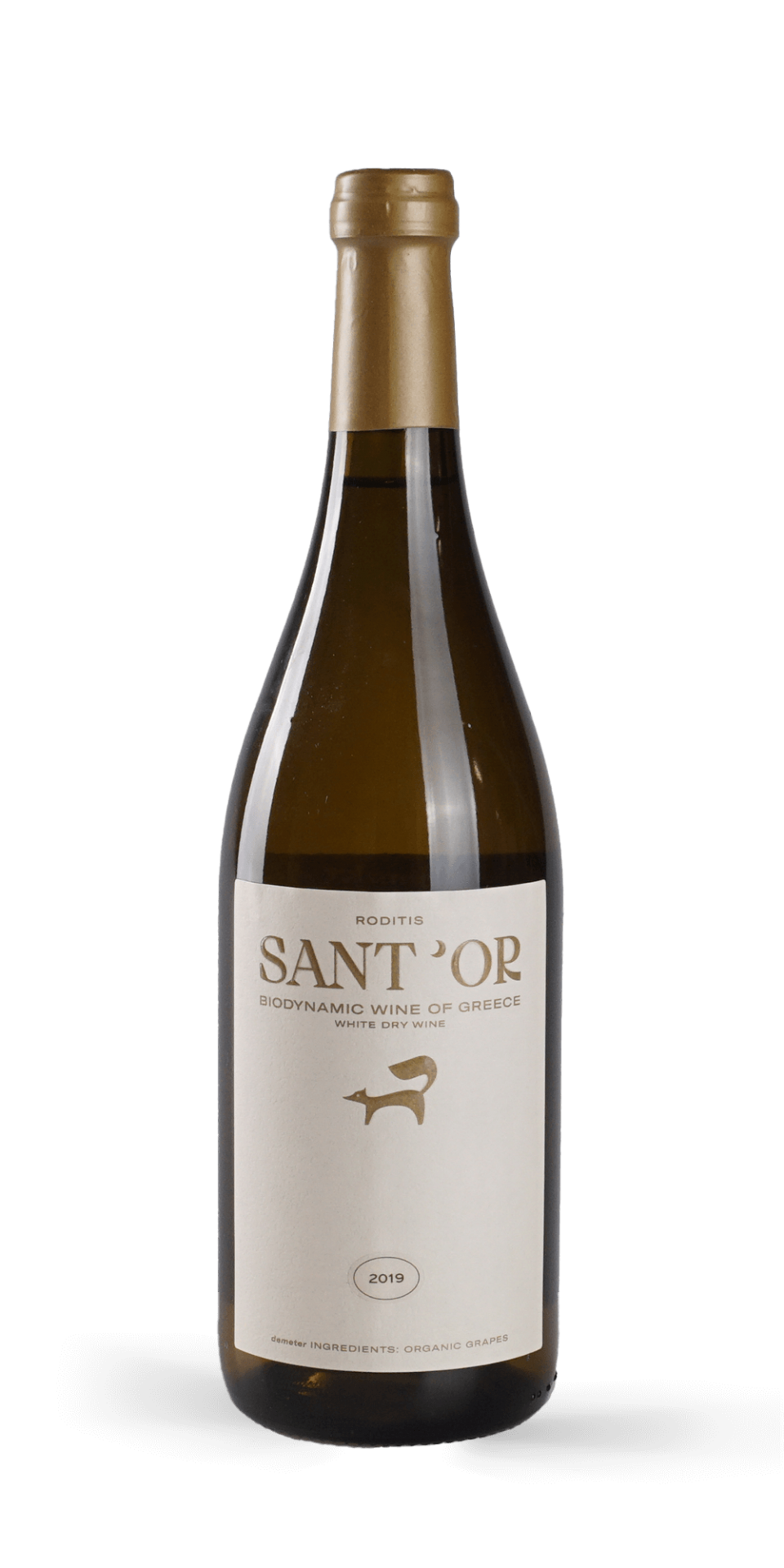 Roditis Natur BIO 2021 - SANT'OR Wines trockener Weißwein aus Peloponnes